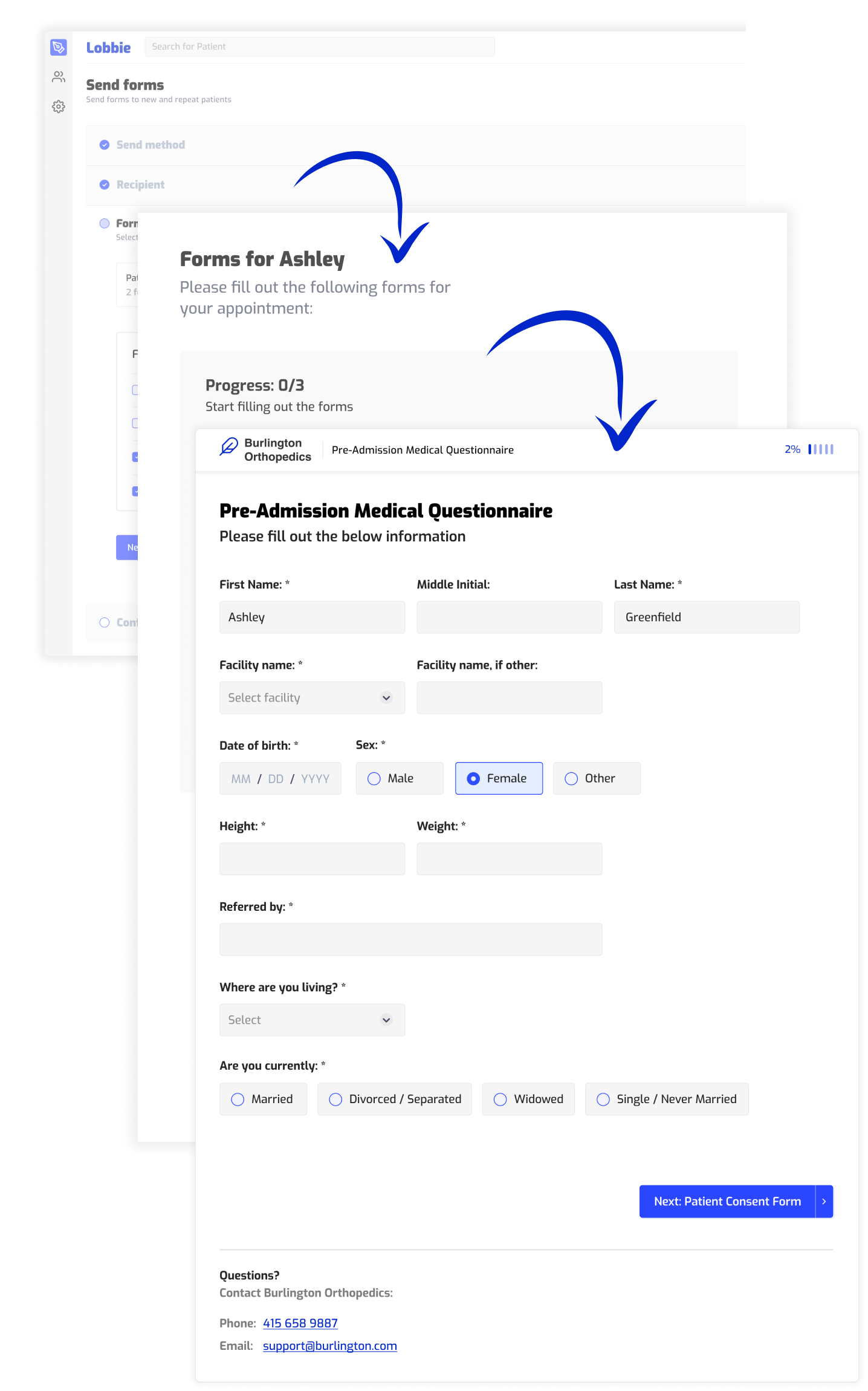 Client Intake Forms | Lobbie
